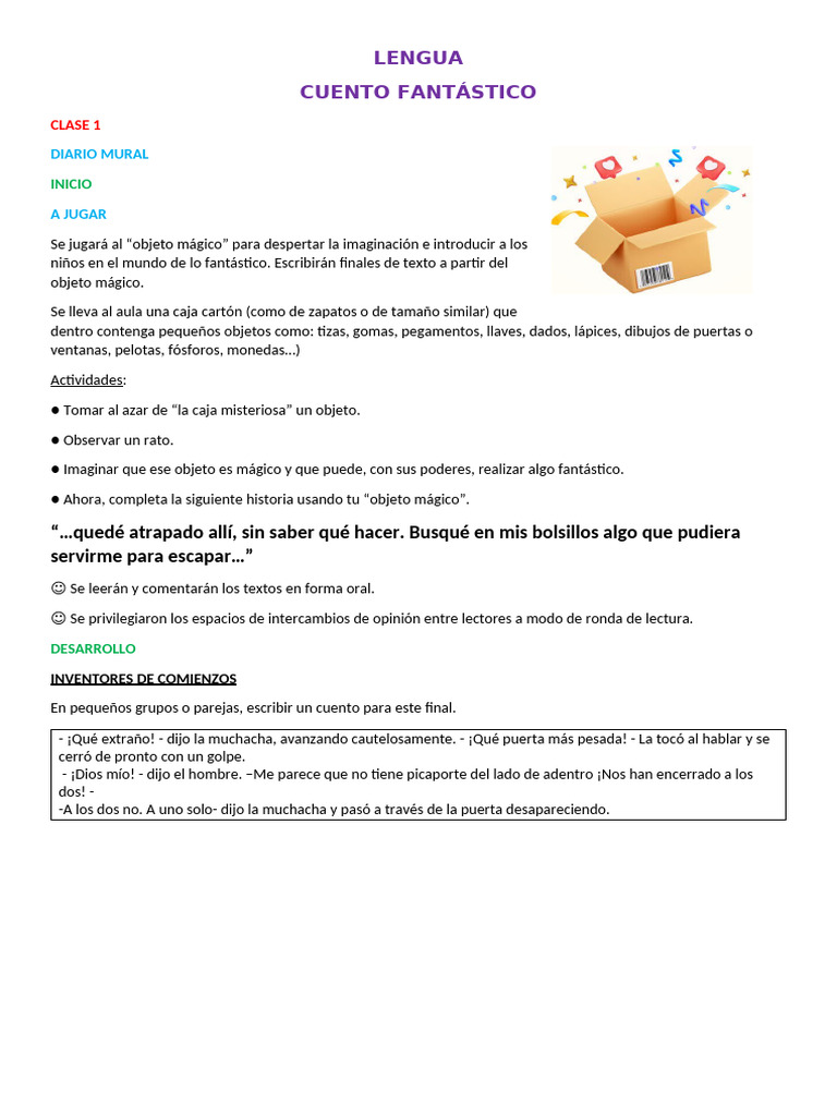 Secuencia Lengua | PDF | Puntuación