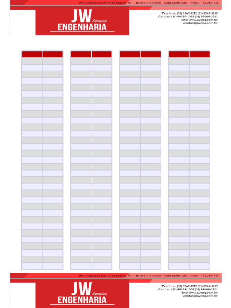Tabela Conversao Milimetros x Polegadas | PDF