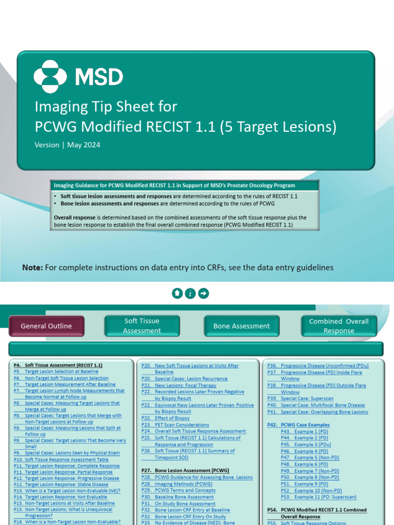 Imaging Guidance for PCWG RECIST 1.1 | PDF | Ct Scan | Magnetic ...