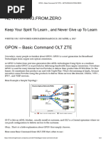 ZTE C320 OLT Command Guide | PDF | Computer Hardware | Telecommunications