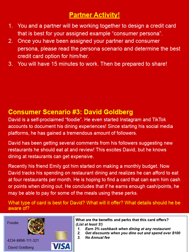 Best Credit Cards for Consumer Personas | PDF | Credit Card | Credit