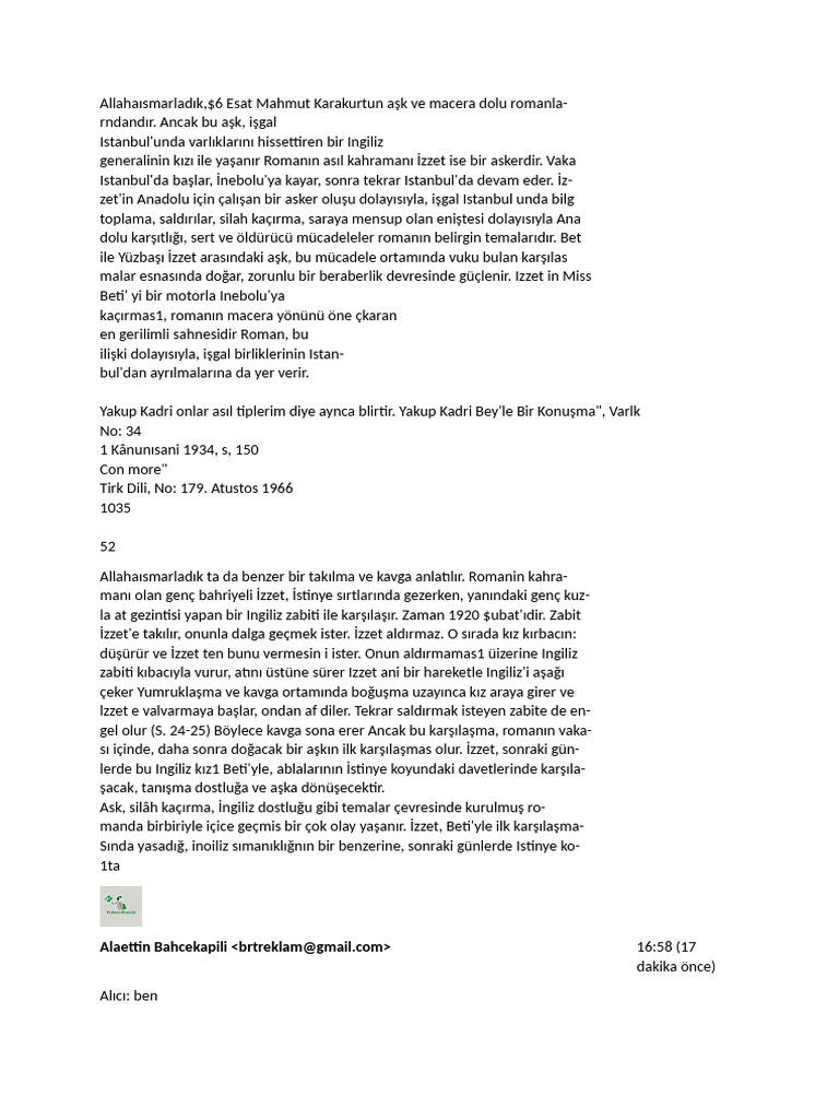 Esat Mahmut Karakurt Allahaismarladik Törenek'Ten | PDF