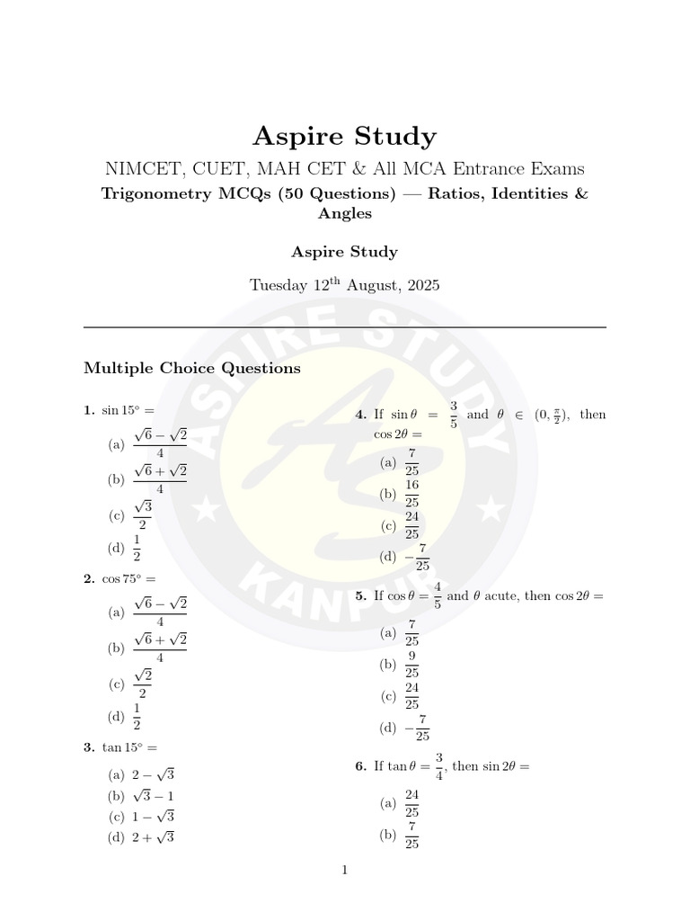 Trigo 2 - 1705783 - 2025 - 08 - 12 - 21 - 40 | PDF | Elementary ...