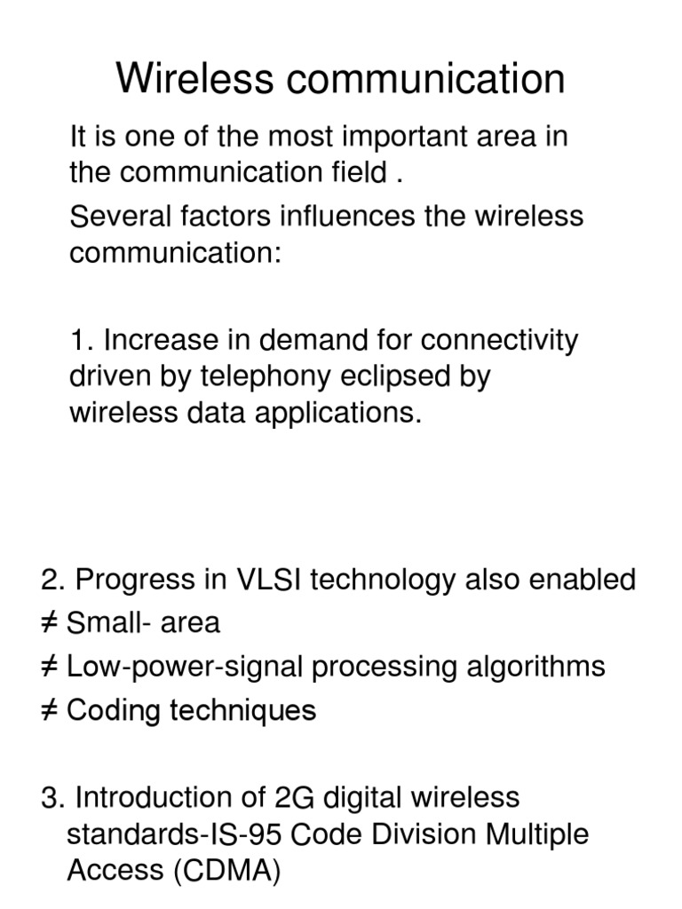 1 Wireless Communication Pdf Antenna Radio Waves