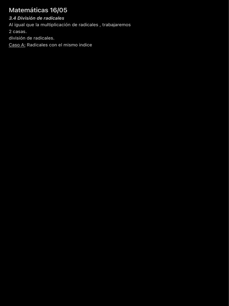 Matemáticas 1605 | PDF