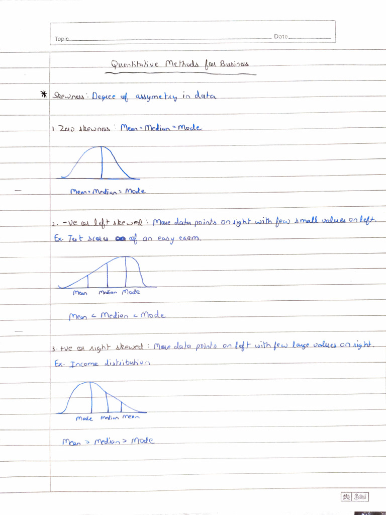QMB Handwritten Notes | PDF