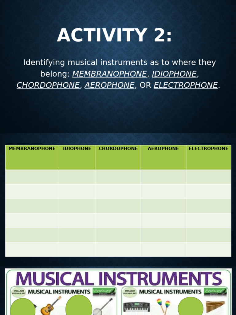 Grade 7-Activity Musica Instrument | PDF