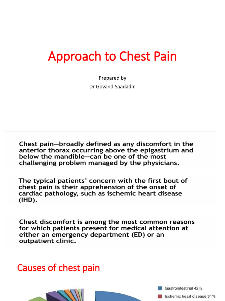 Comprehensive Guide to Chest Pain Causes | PDF