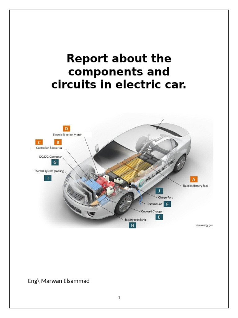 Electric Car Components Overview | PDF | Electric Vehicle | Power ...