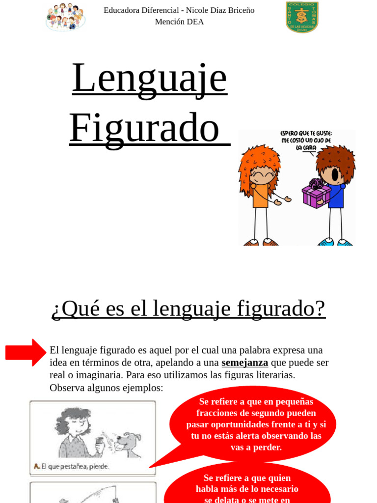 Lenguaje Figurativo y Figuras Literarias | PDF