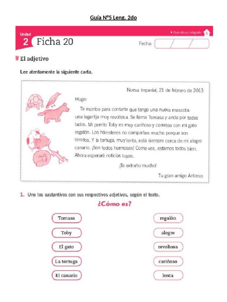 Guía #5 Leng PDF | PDF