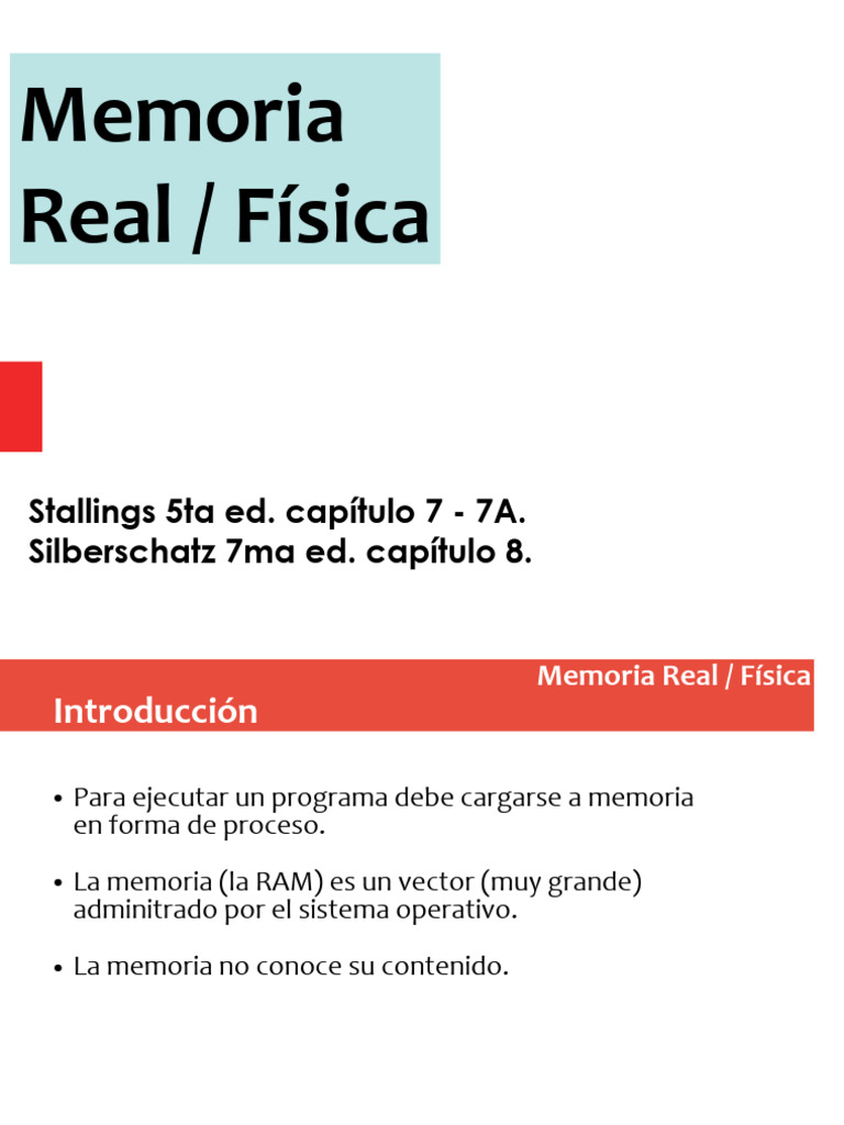 09 Memoria Real | PDF | Biblioteca (informática) | Variable (informática)