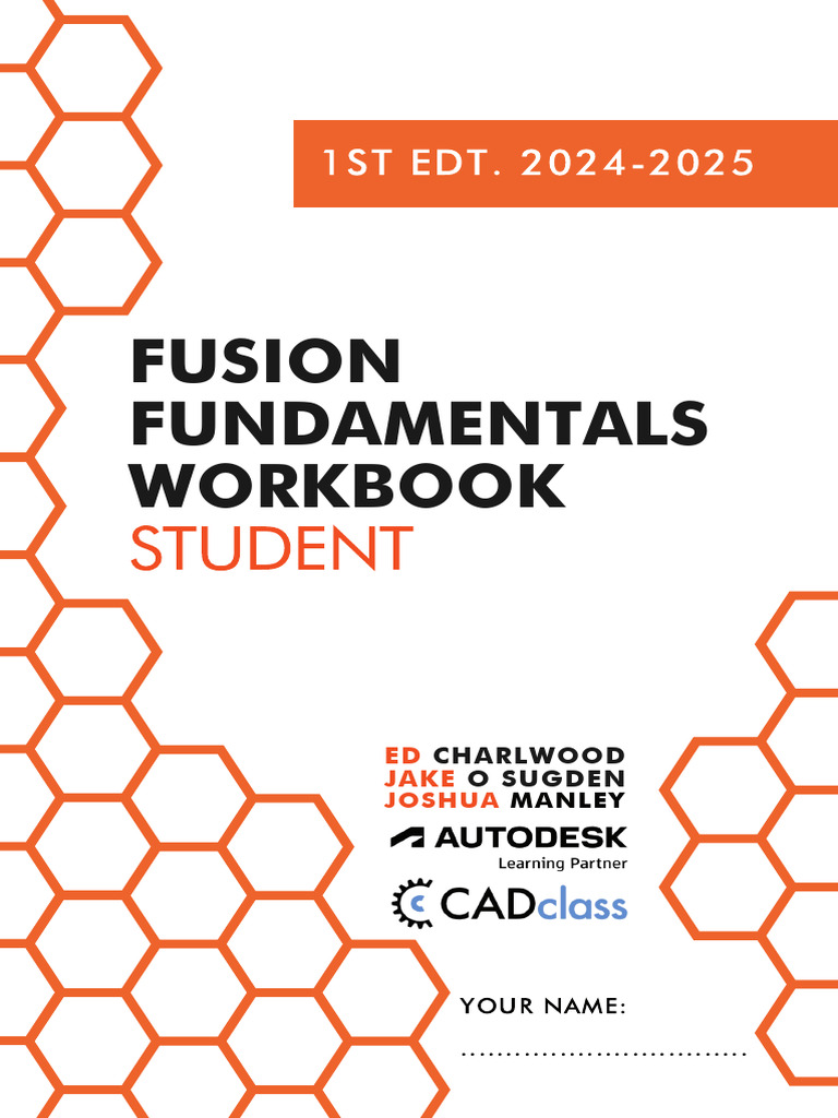 Fusion Fundamentals Workbook 2024-25 | PDF | Computer Aided Design | 3 ...