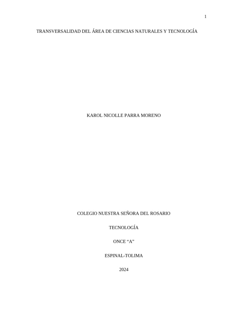 Proyecto de Ciencias - Karol 2 | PDF | Ciencias sociales ambientales | Ecología