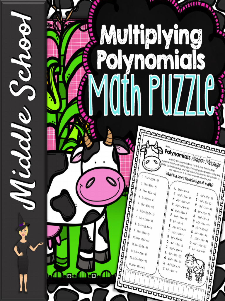 Middle School Polynomial Puzzles | PDF | Chess | Chess Theory
