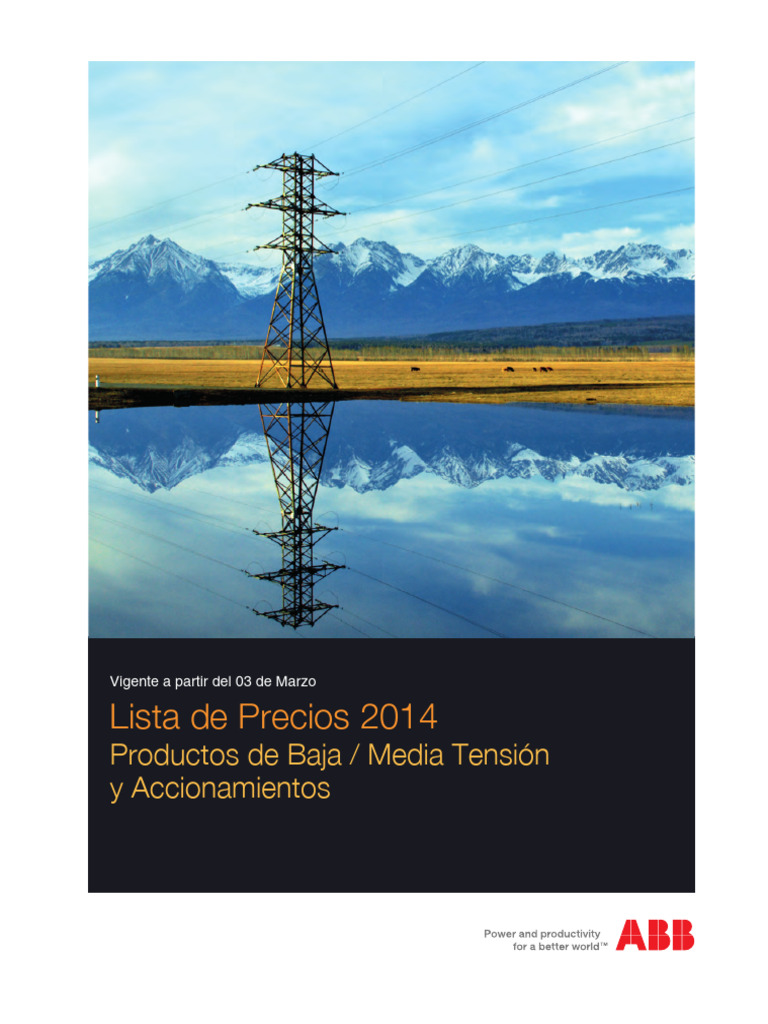LP ABB 2014 Completa | PDF | Relé | Ingenieria Eléctrica