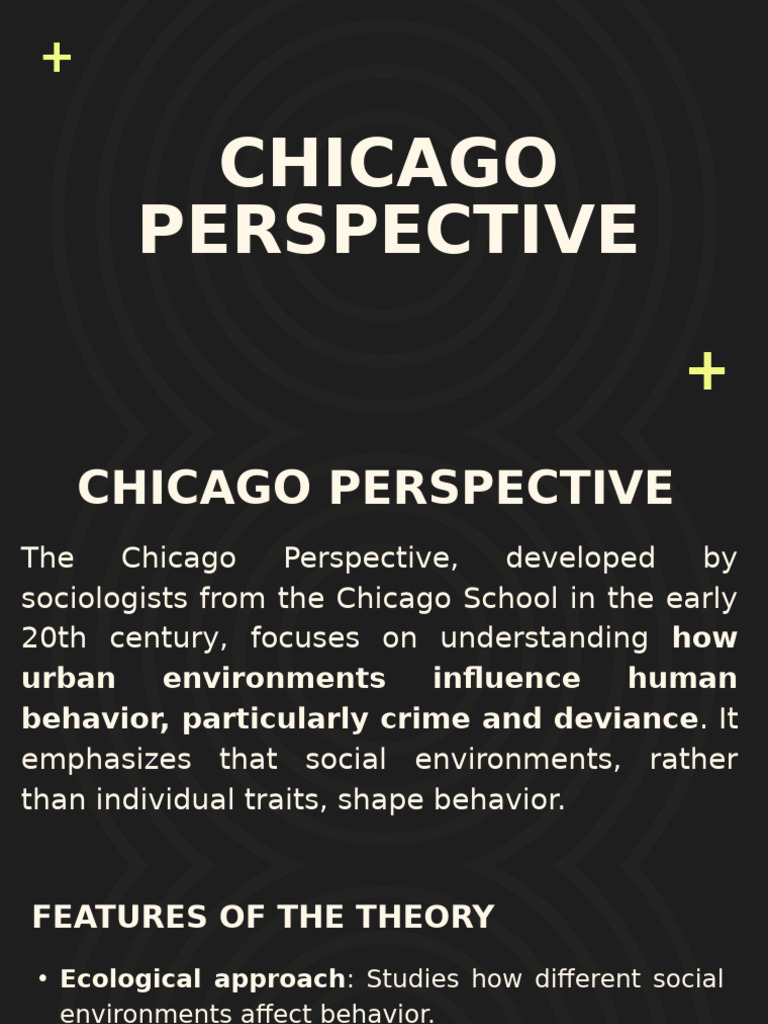 Chicago School: Urban Social Control Theory | PDF | Deviance (Sociology ...