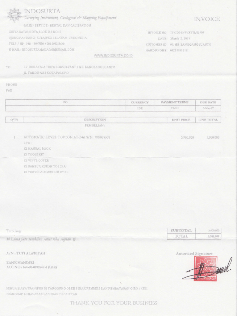 Bukti Alat Water Pass | PDF