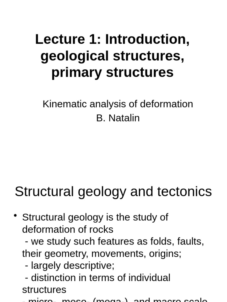 Primary Structures | PDF | Structural Geology | Geology