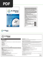 Furadan 480F Insecticide Guide | PDF | Maize | Pesticide