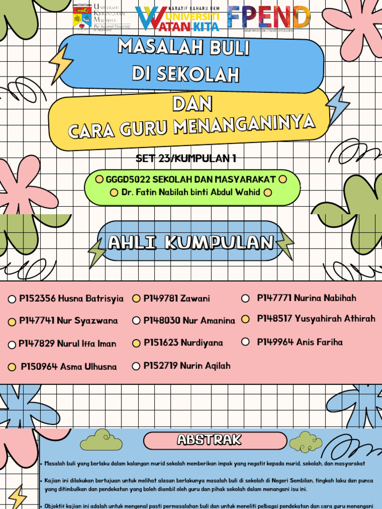 Masalah Buli Di Sekolah Real | PDF