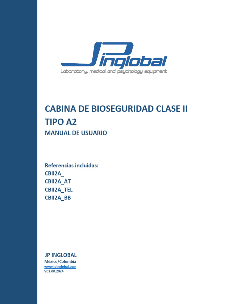 Partes de la cabina de bioseguridad A2 | PDF | Laboratorios | Filtración