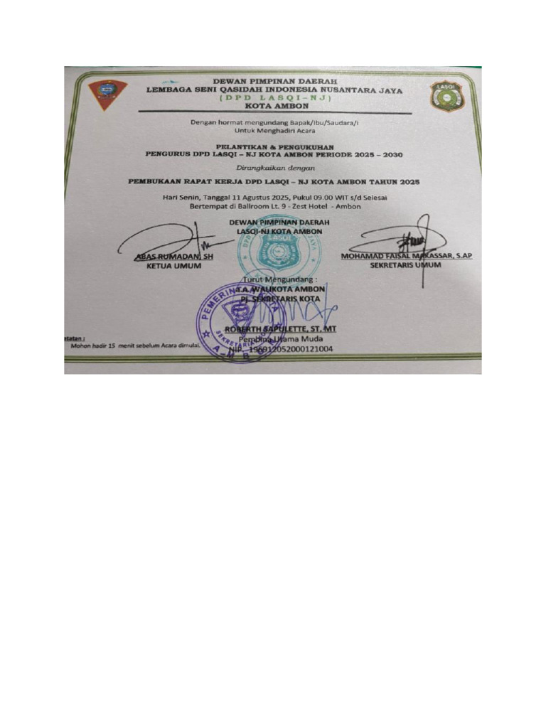 11 Agustus LASQI | PDF