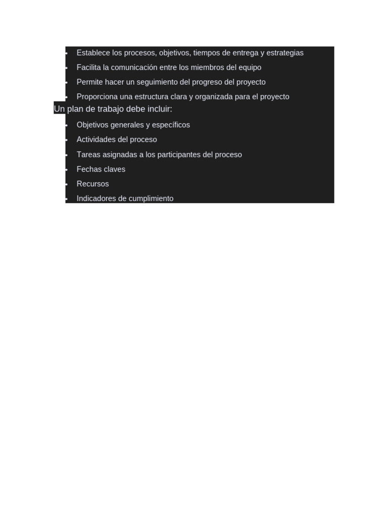 Establece Los Procesos | PDF