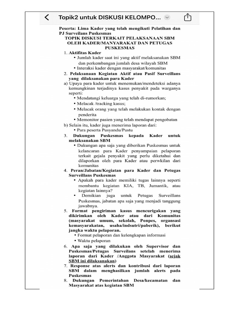 Topik Monev SBM | PDF