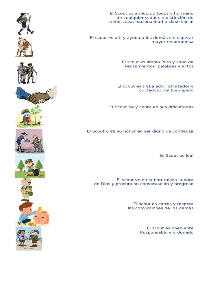 El Scout Es Amigo de Todos y Hermano | PDF