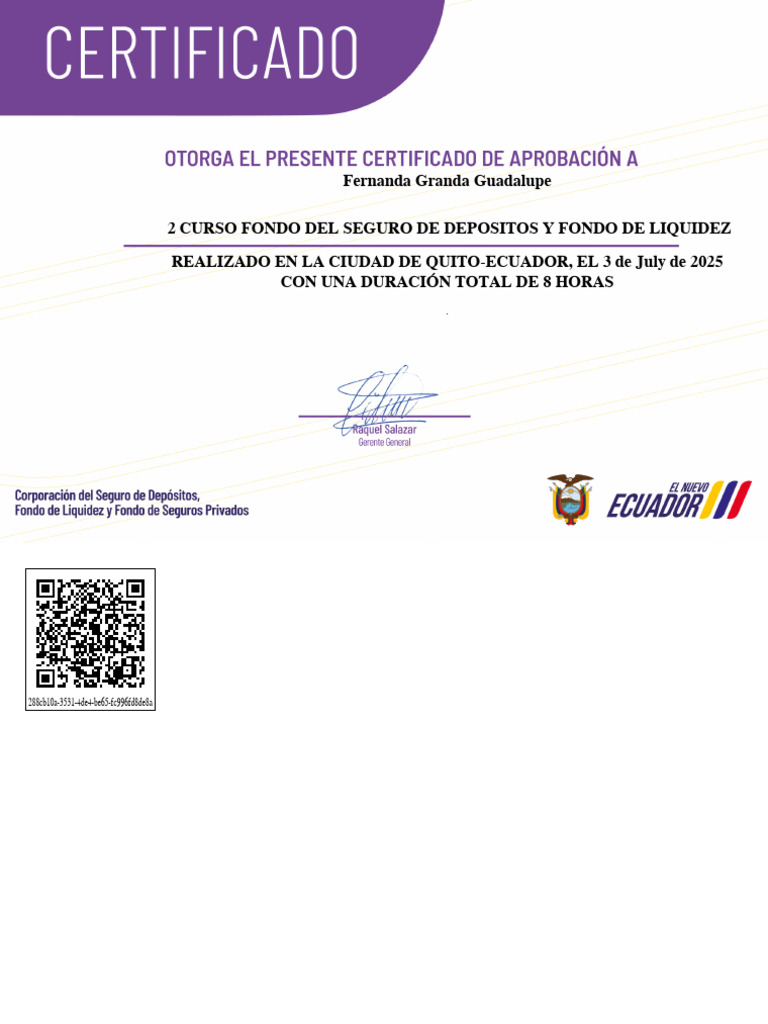 Cosede Curso Fondo Del Seguro de Depositos y Fondo de Liquidez | PDF