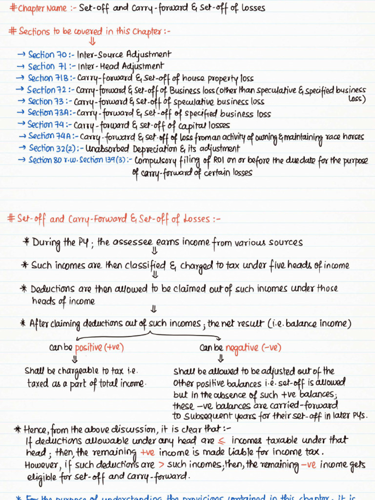 Set Off Summary | PDF