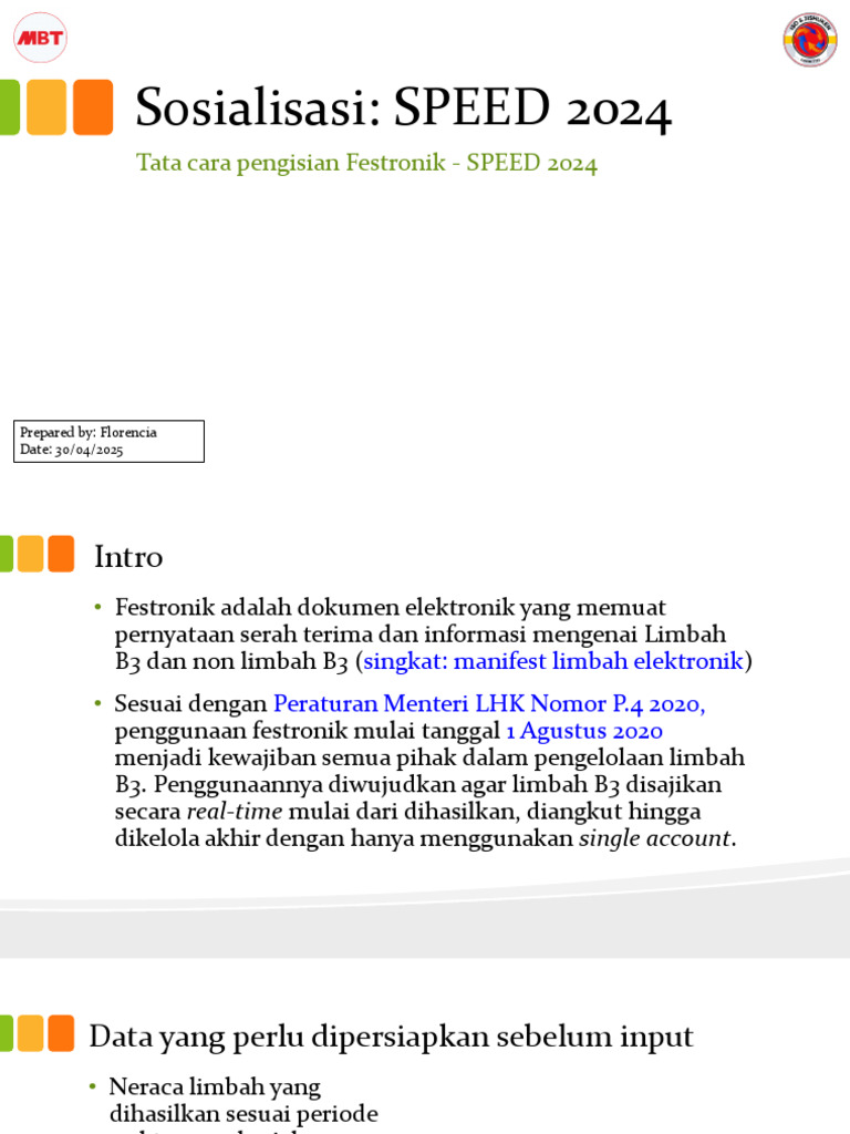 Panduan Pengisian Festronik SPEED 2024 | PDF