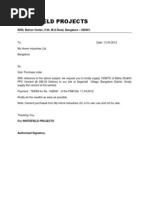 Stop Payment Letter | PDF | Cheque | Economy Of India