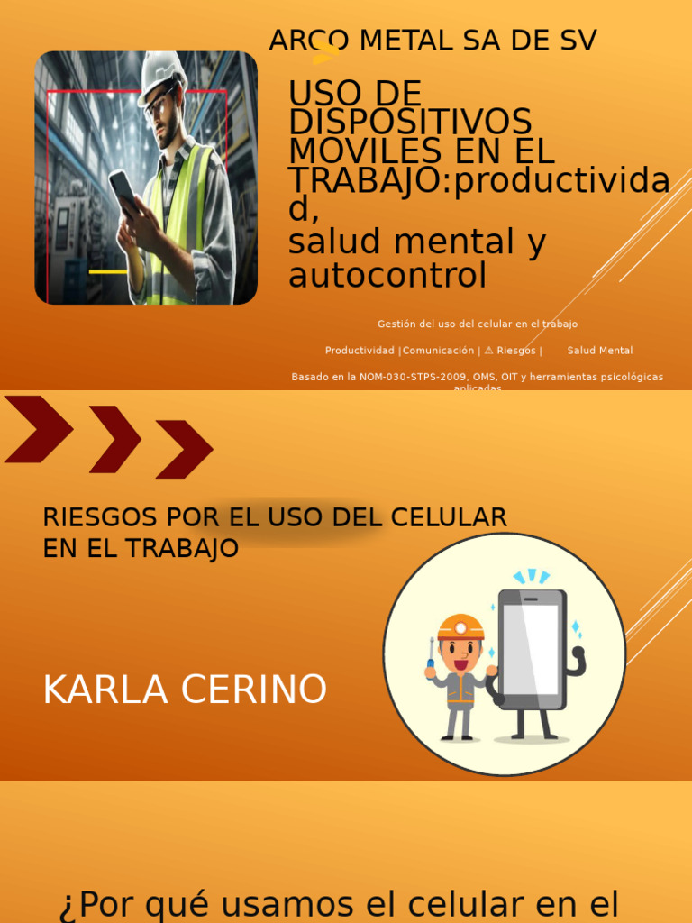Uso seguro del celular en el trabajo | PDF | Telefonía móvil | Gestión ...