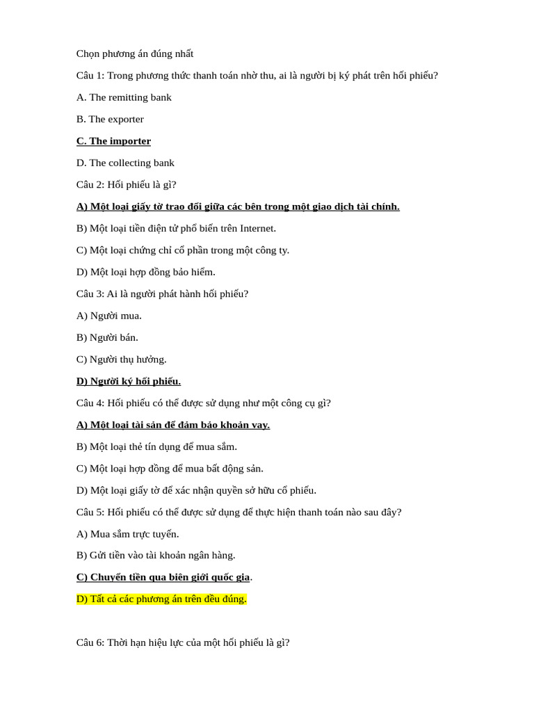 ĐỀ KT LẦN 1-ttqt | PDF