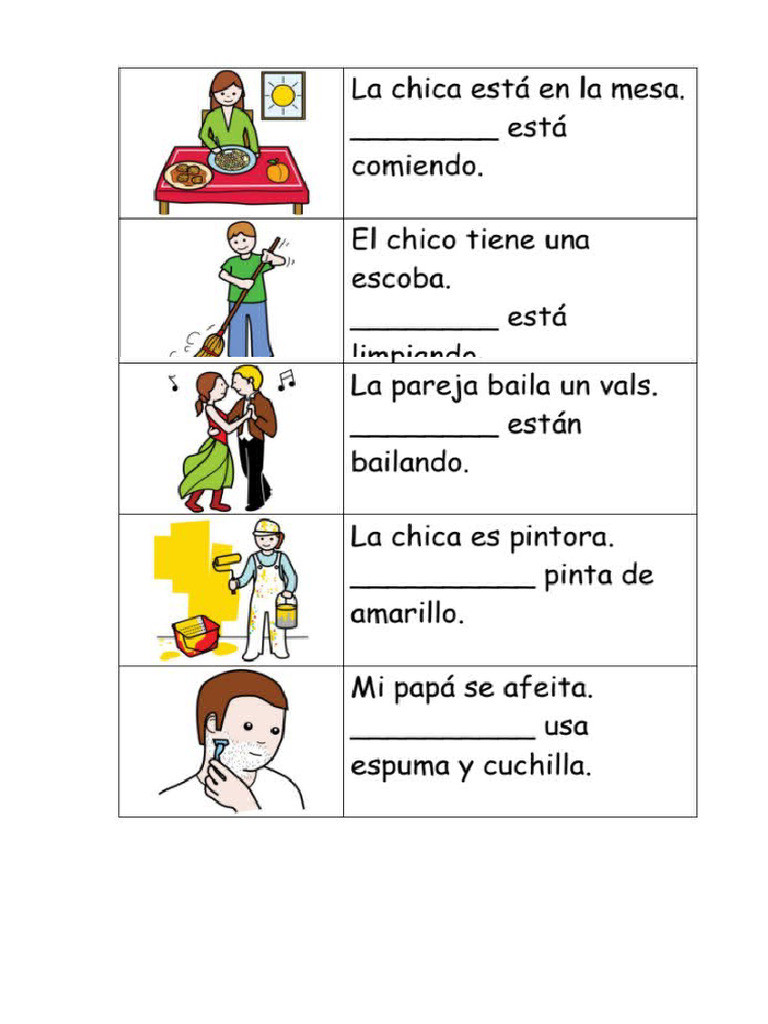 El LA ELLOS ELLAS | PDF