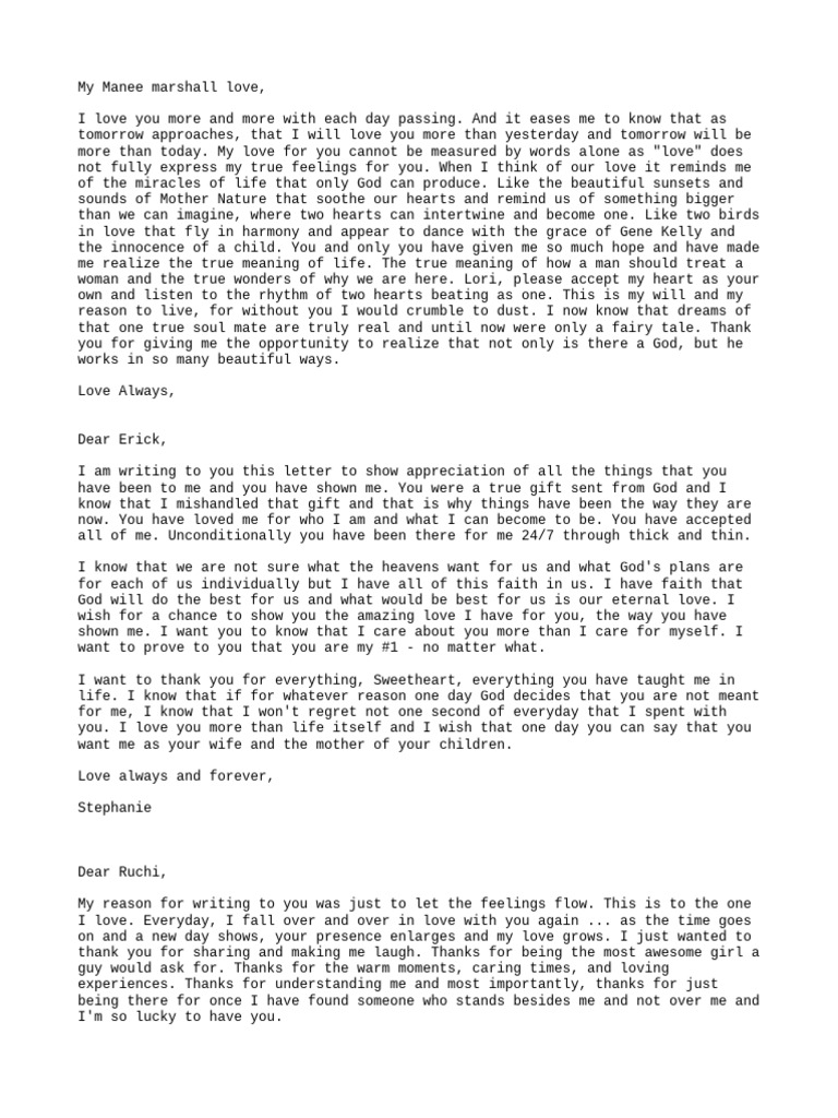 Love Emails... | PDF | Love
