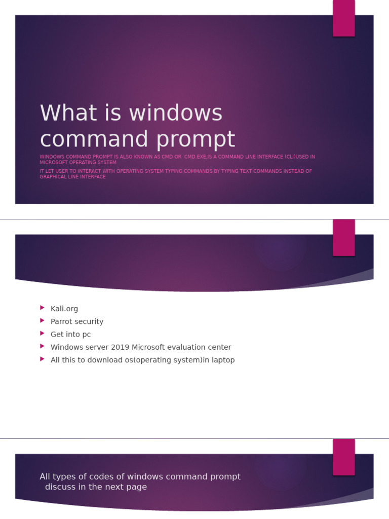 Window Command Prompt by Adi | PDF | Command Line Interface | Computer Network