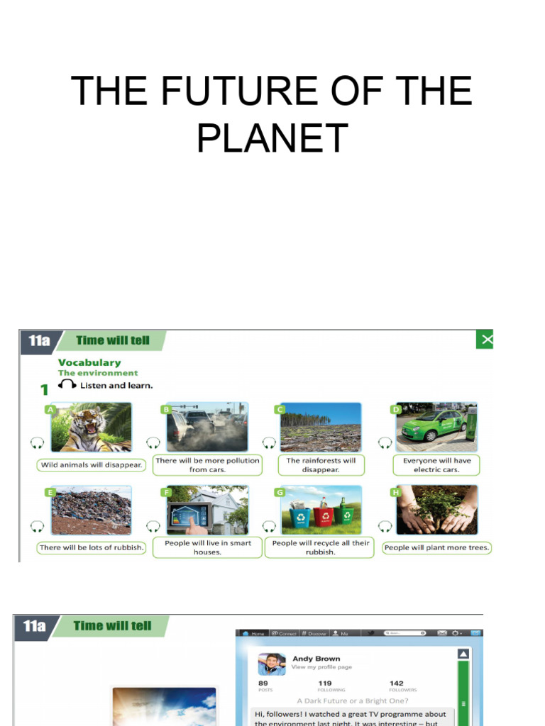 The Future of The Planet | PDF