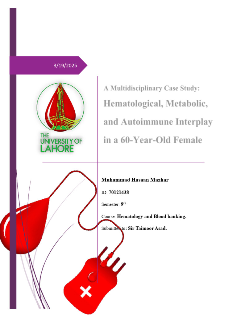Sir Taimoor Long Case Study 2nd | PDF | Medicine | Human Diseases And ...
