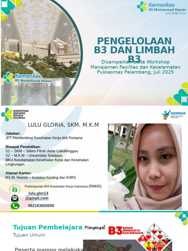 Pengelolaan B3 Dan Limbah B3 | PDF