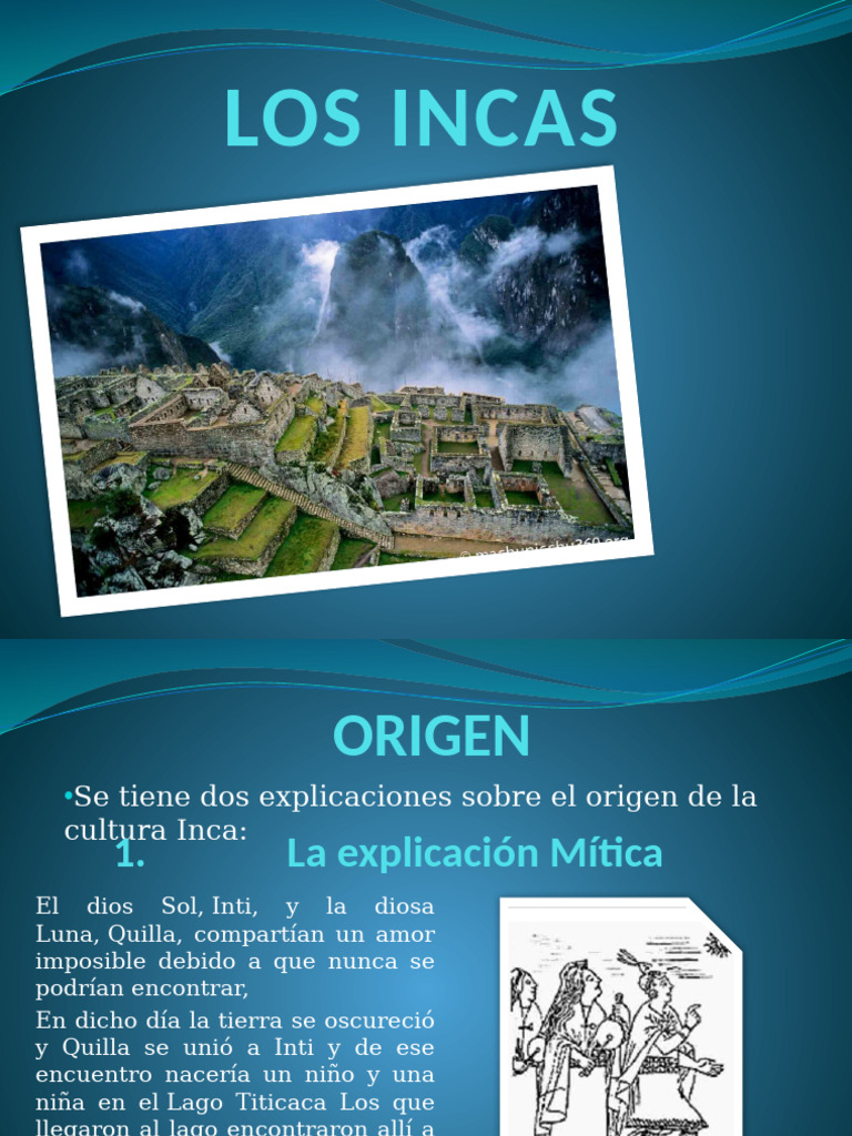 Origen y organización de los Incas | PDF | Imperio Inca