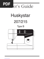 Huskystar 219 224 Manual en | PDF | Sewing Machine | Seam (Sewing)
