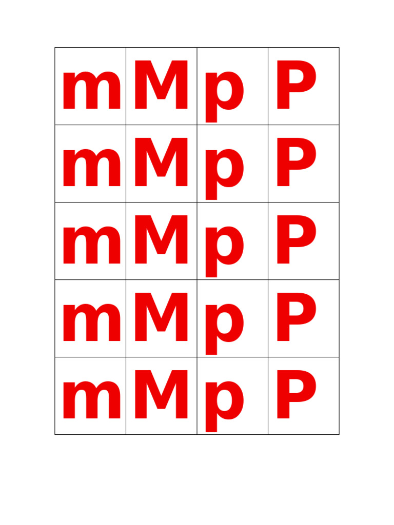 Letras MSP | PDF