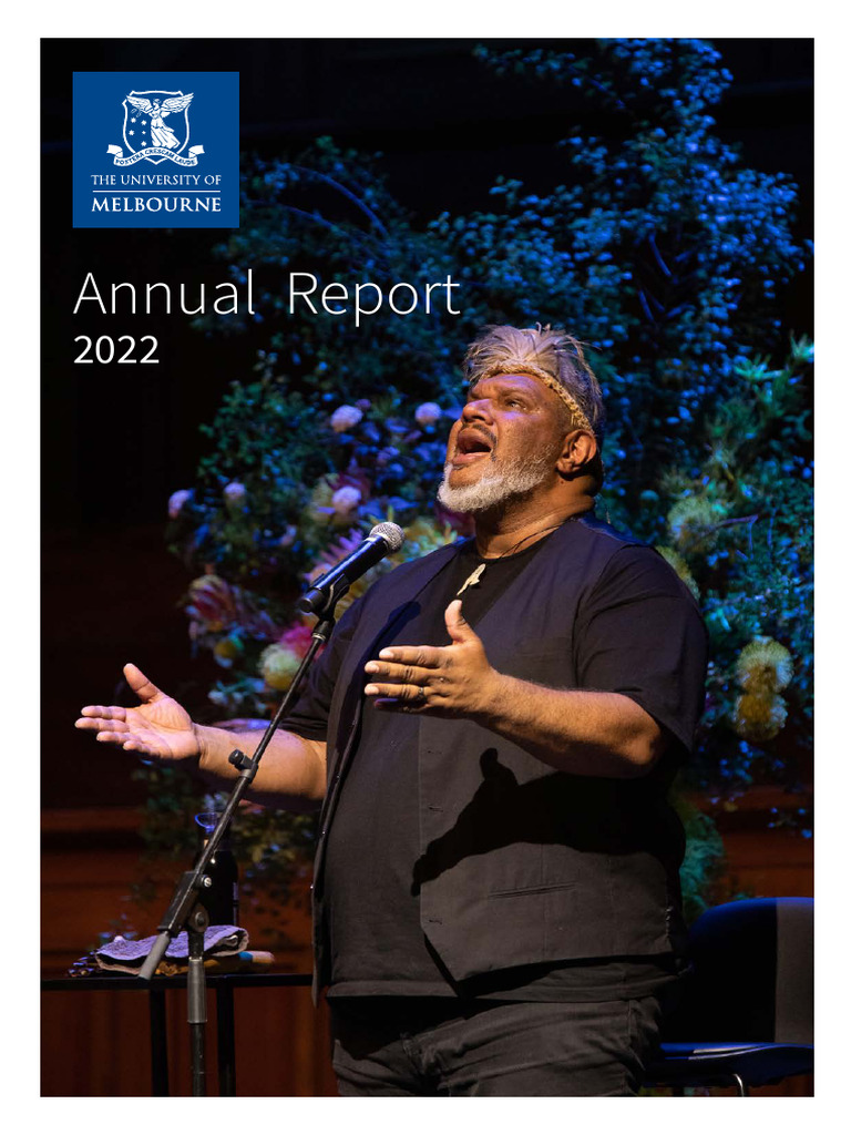 University of Melbourne Annual Report 2022 | PDF | Pandemic | Vaccines