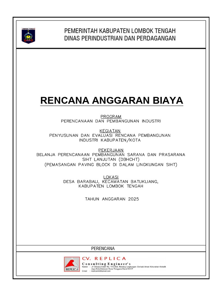 Boq+Paving+Block+Siht+2025 | PDF