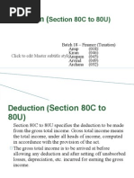 Easy Chart of Deductions U - S 80C To 80U Every Individual Should Aware ...