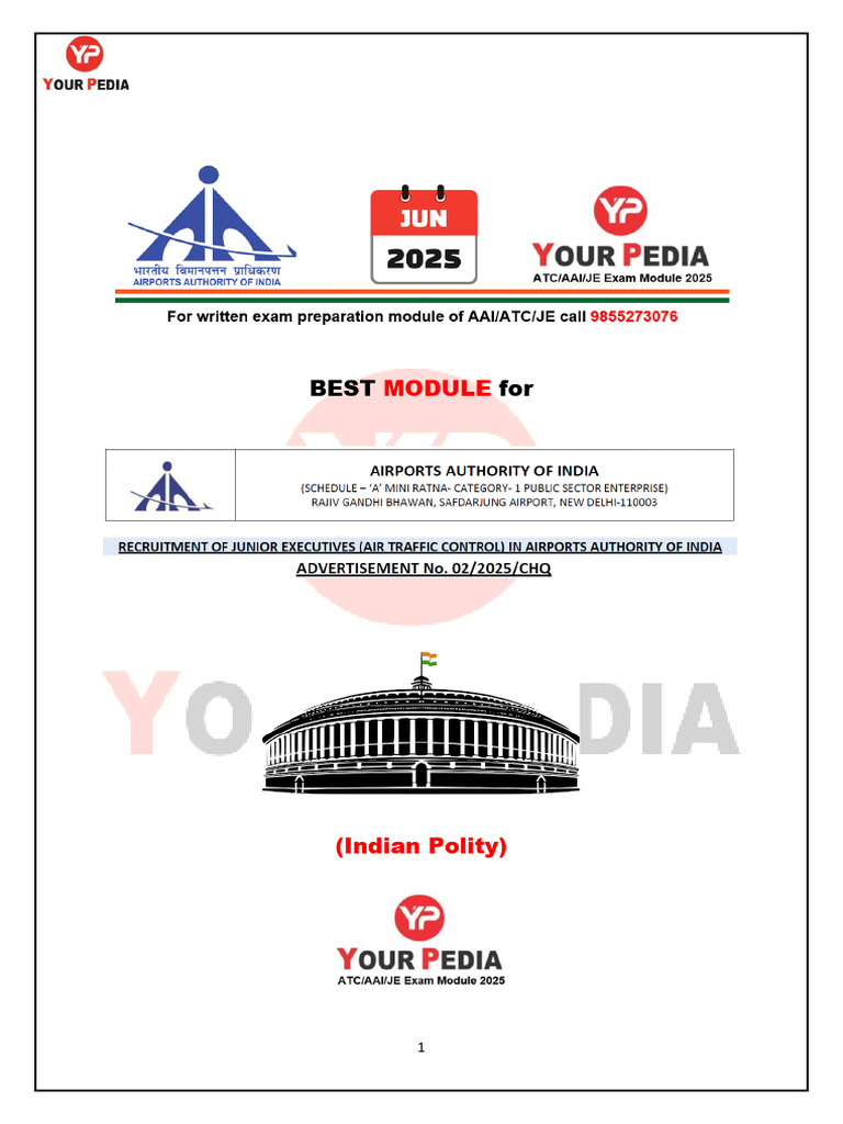 Polity Important Articles of Constitution | PDF | Government | Justice