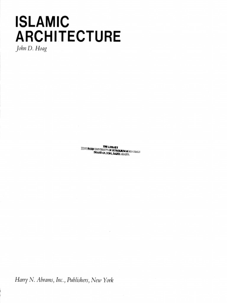 Islamic Architecture by John D. Hoag | PDF